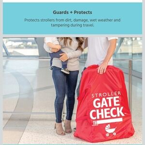 Accessories | Red Stroller Gate Check Bag | Poshmark
